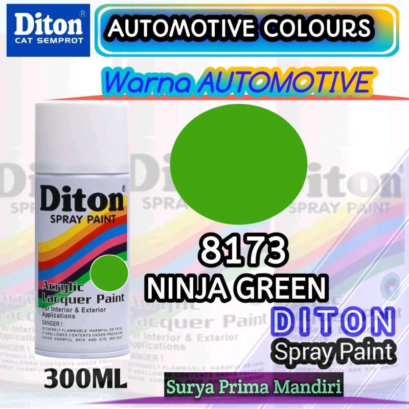 Jual 8173 NINJA GREEN DITON STANDAR NINJA GREEN 300cc Cat Semprot Pylox ...