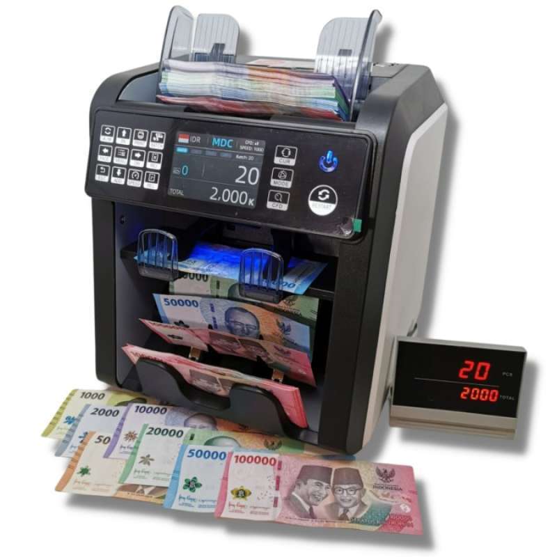 Jual Mesin Hitung & Deteksi Uang (Rupiah & Valas) 2 Pocket CashTek ST ...