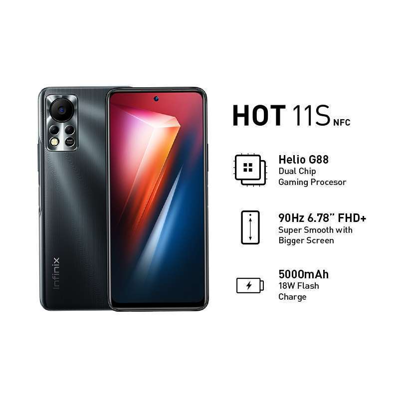 Promo Infinix Hot 11s Ram 4 Rom 64GB Diskon 14% di Seller Intan Mutiara ...