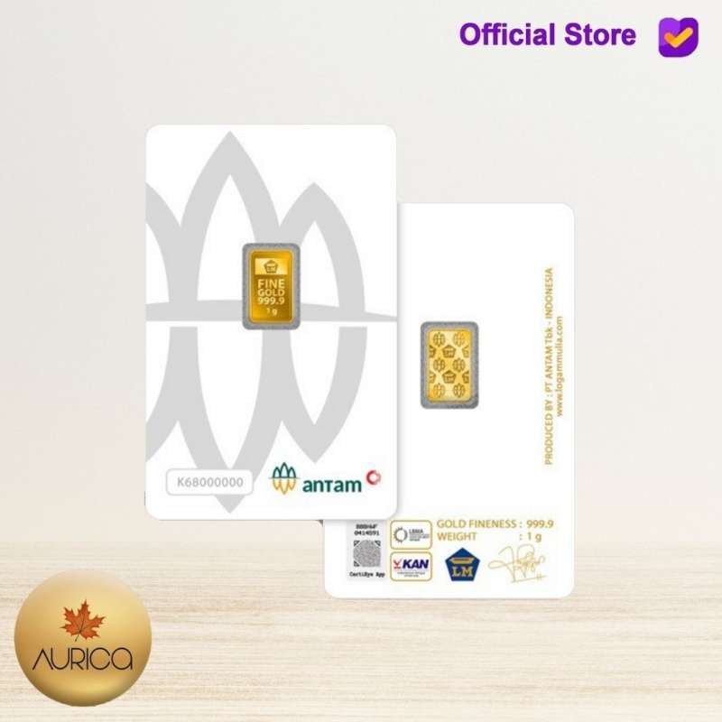Promo Emas Antam 1 Gram 2024 Diskon 4% Di Seller Aurica - Mulyorejo ...