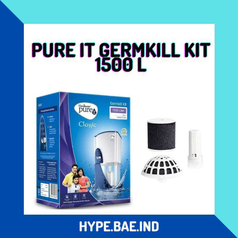 Jual Unilever Pure It Germkill Kit 1500L Untuk Pure it Classic 9L , 23L ...