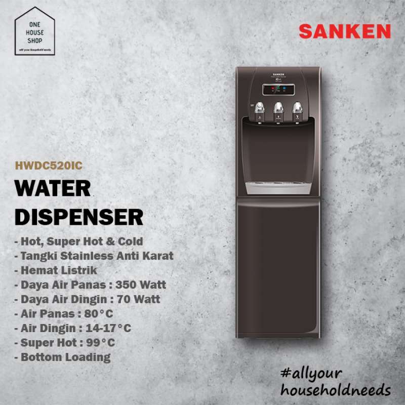 Jual Water Dispenser Air Galon Bawah Panas Dingin Normal Sanken Hwdc520ic Di Seller One House