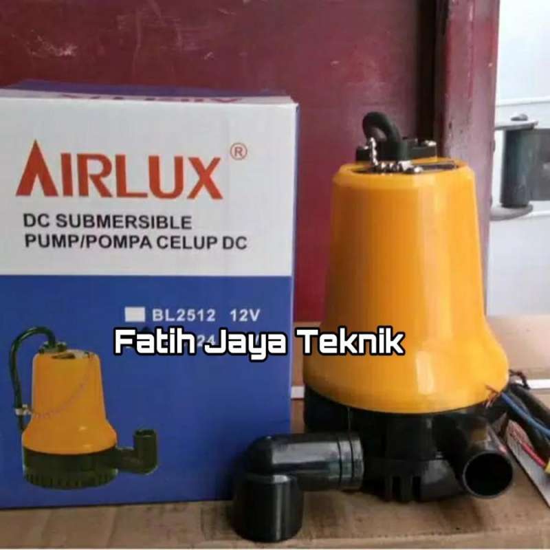 Jual Pompa Celup Air Kolam Ikan Pompa Airlux DC 12 Volt di Seller Fatih Jaya - Jembatan Lima ...