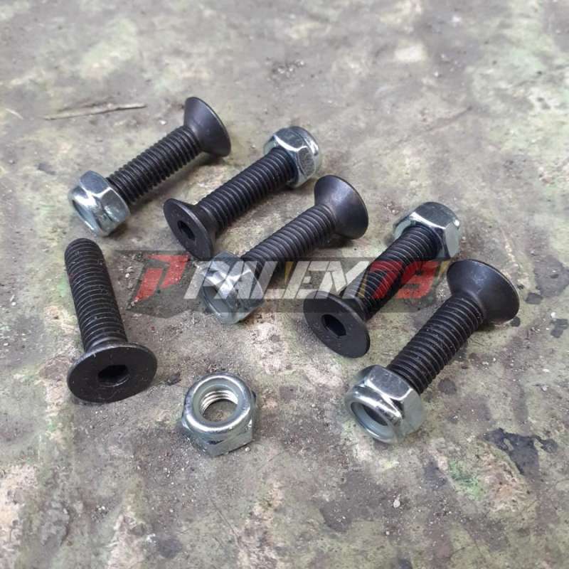 Jual Baut Gear Dtracker KLX 250 Baud Mur Gir Lock Nut Pengunci KX 125 ...