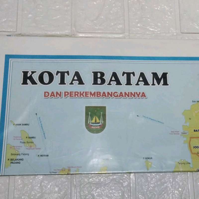 Jual Peta Kota Batam - Lipat di Seller Salha-1 - Mojo, Kota Surabaya ...