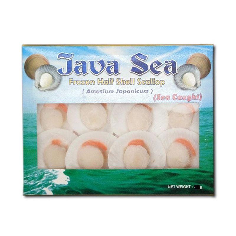 Jual JAVA SEA Scallop Cangkang Daging Telur 21-30 pcs per pack 300gr ...