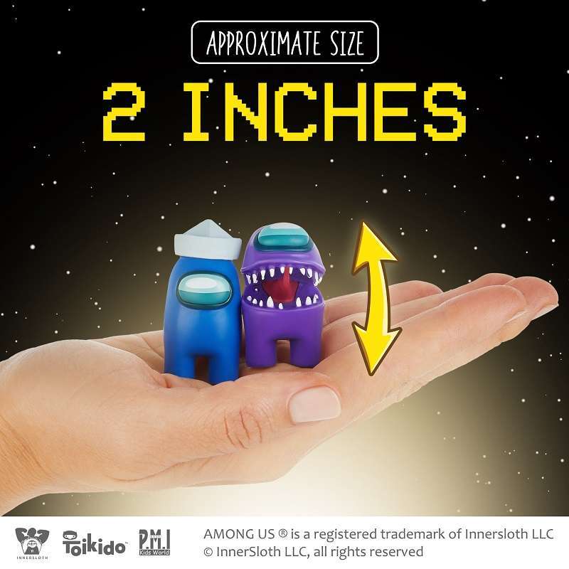 Promo Mainan Mini Action Figure Among Us S2 Crewmate Figures 5 Pack ...