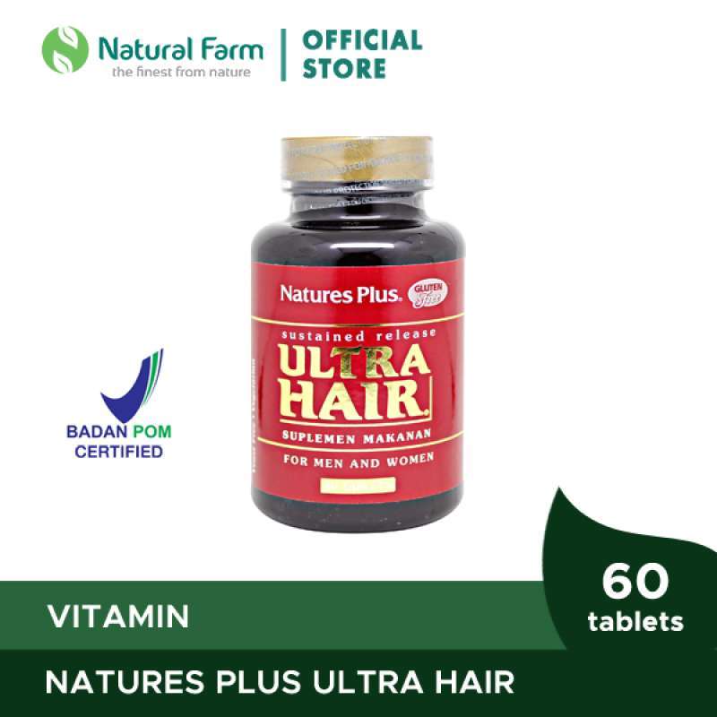 Promo Natures Plus Ultra Hair (60 Tablets) Diskon 10% di Seller Natural ...