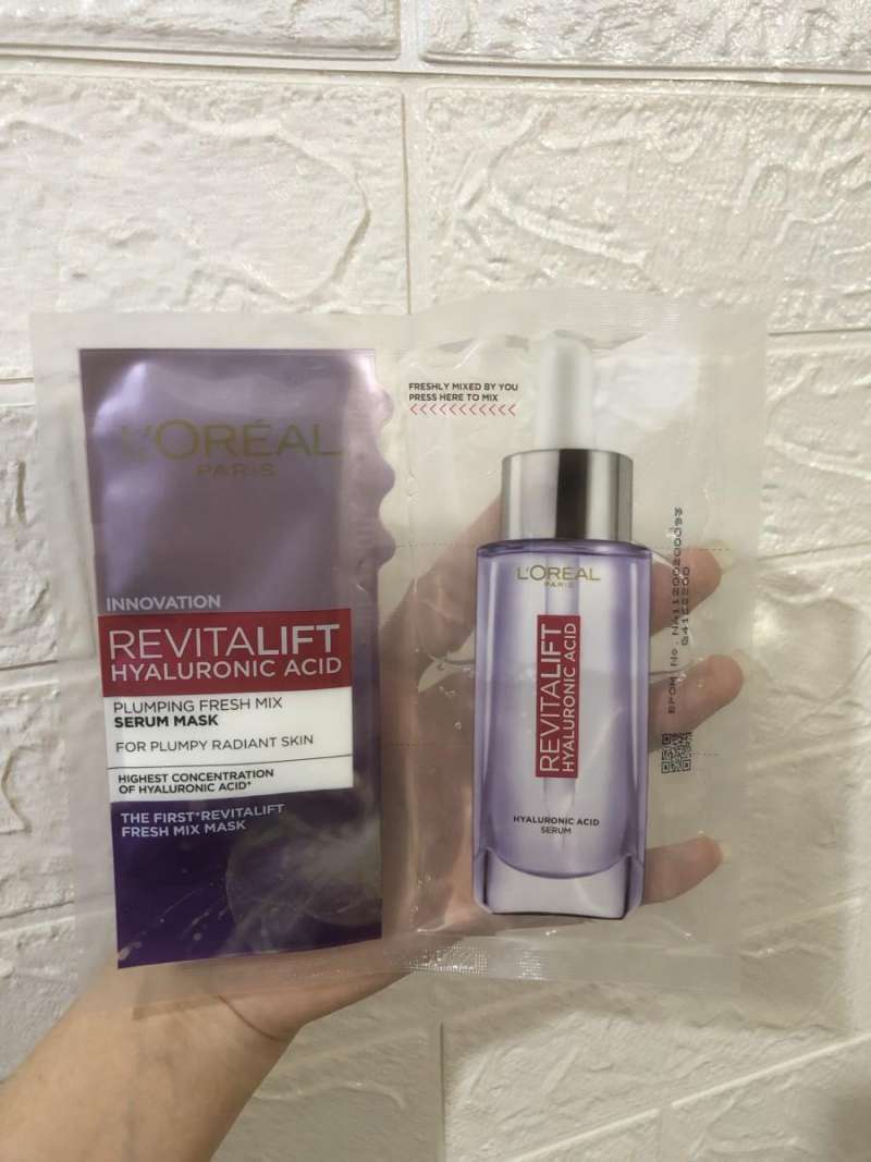 Jual Loreal Paris Revitalift Hyaluronic Acid Fresh Mix Mask di Seller ...