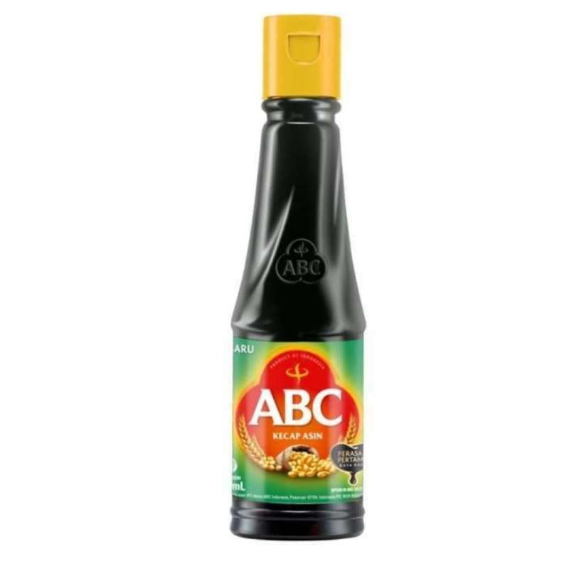 Jual Kecap Asin ABC 133ml botol halal sari kacang kedelai murah di ...