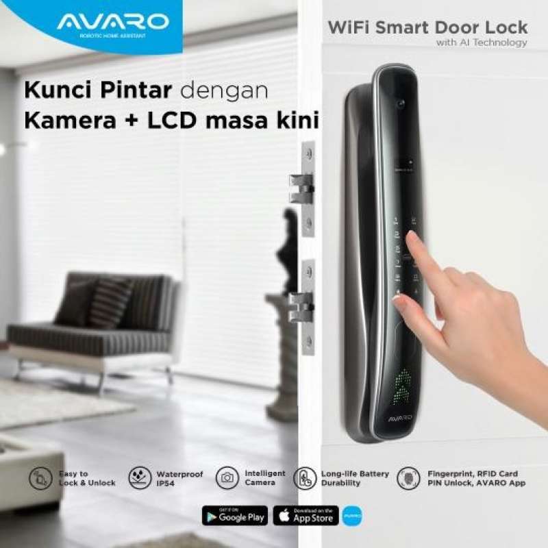 Jual Avaro Smart Door Lock Sl02 Original, Murah & Diskon Februari 2024 | Blibli
