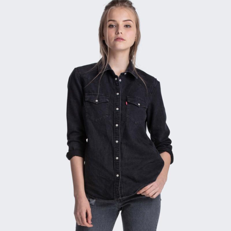 Jual Levi's 58930-0054 Ultimate Western Sparrow Kemeja Pria - Black di ...