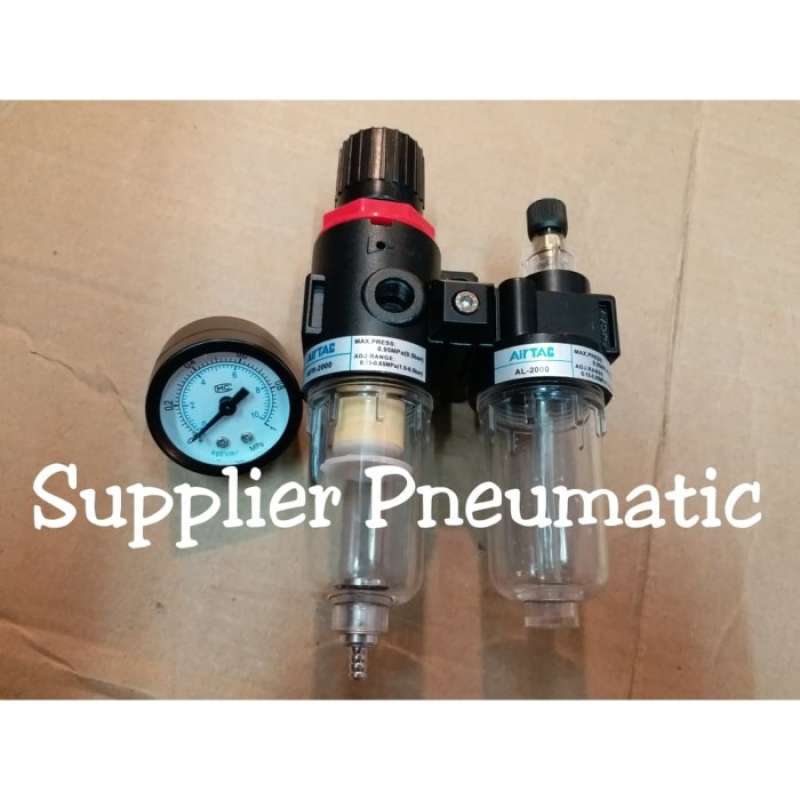 Jual Airtac Air Unit / Air Filter Regulator Lubricator AFC-2000 Drat 1/ ...