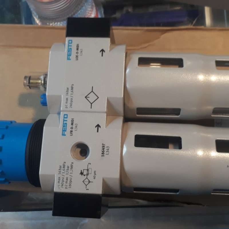 Jual Filter Regulator And Luricator Festo Air Unit Frc-1/4-d Frc 1/4 ...
