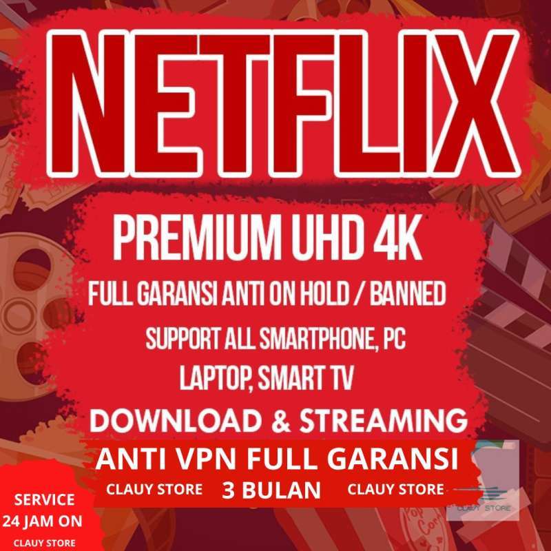 Promo Netflix 3 Bulan Full Garansi Netflix Termurah Netflix No Vpn ...