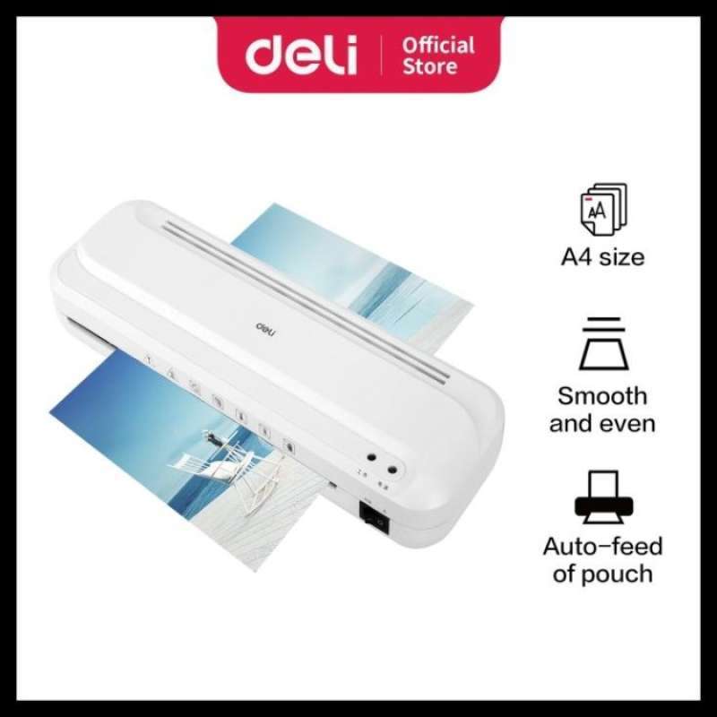 Jual New Deli Mesin Laminating A4 Kecepatan 220 Mm Safety Reverse E2132 di Seller Eudora - Kamal ...