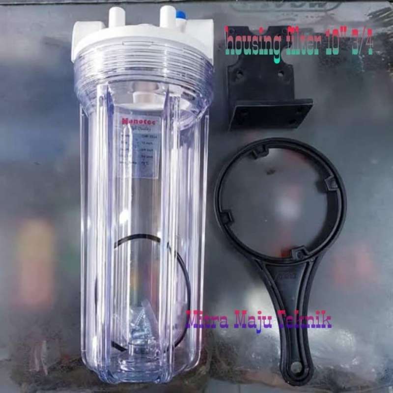 Jual Housing Filter Nanotech Ukuran: 10 Inchi Connection: 3/4 Inchi di ...