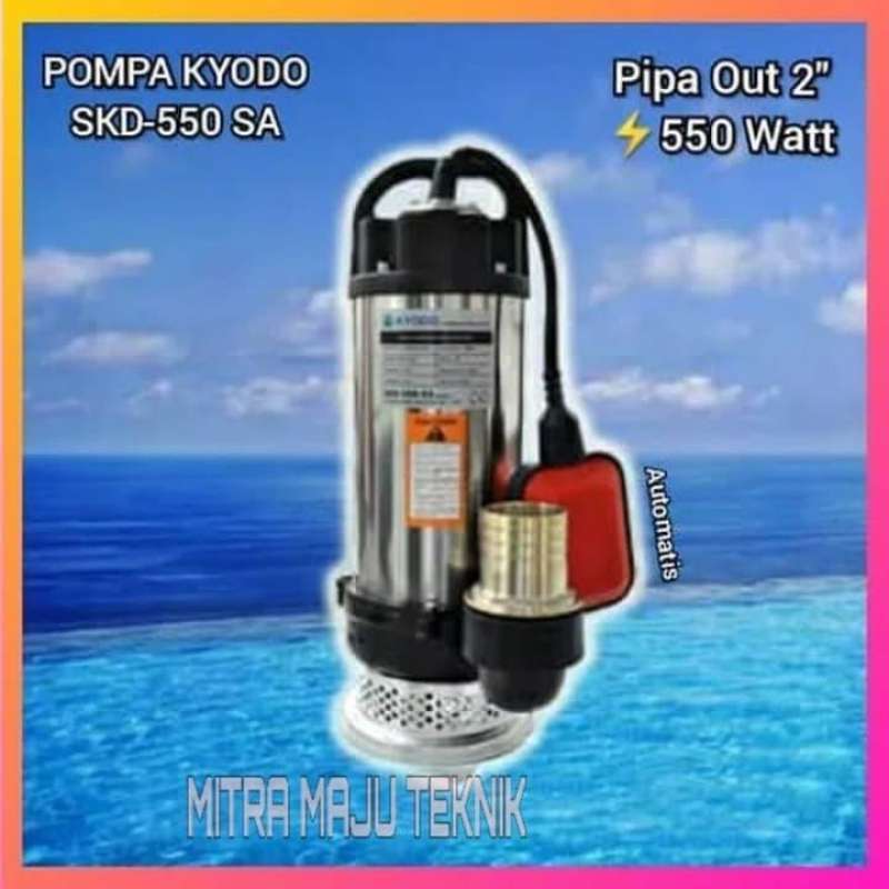 Jual POMPA AIR KYODO SKD-550SA AUTOMATIS SUMBERSIBLE PUMP KYODO 3/4HP ...
