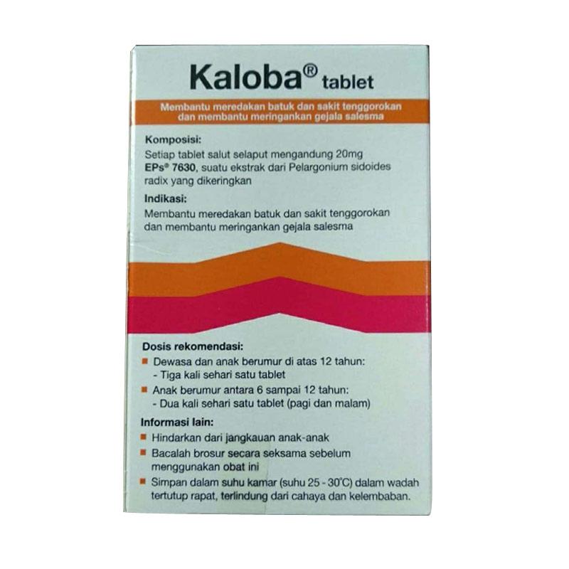 Jual Kaloba Eps 7640 Obat Kesehatan [21 Tablet] Di Seller Omibenq ...