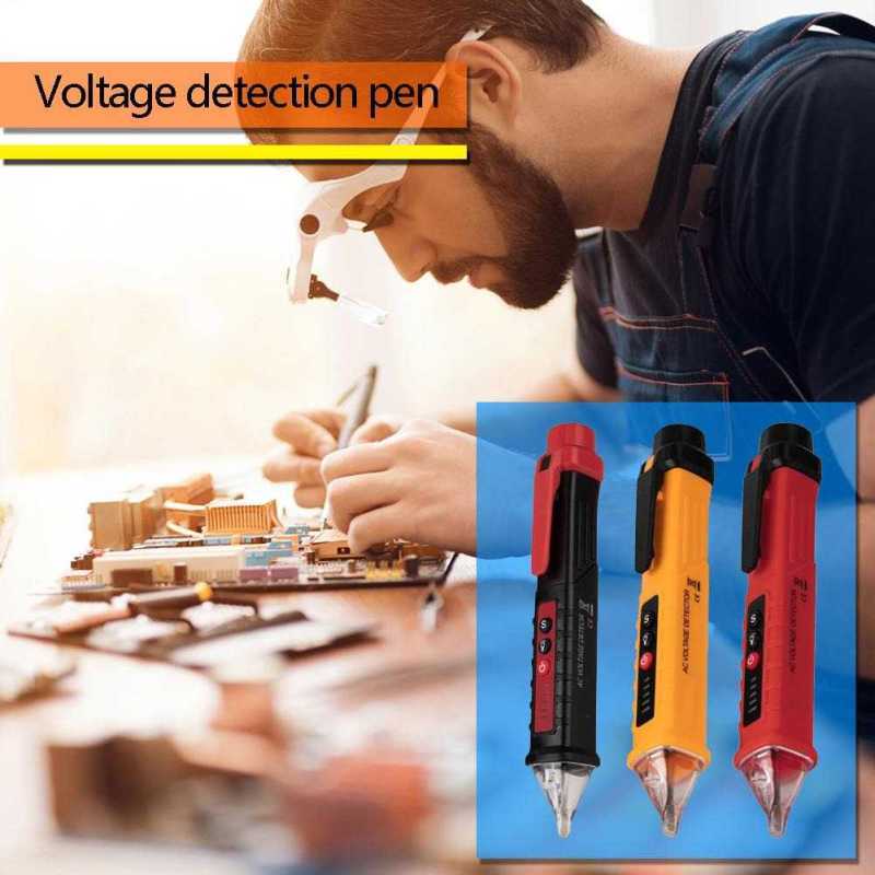 Promo Glo - Tester Pen Non Contact Ac Voltage Alert Detector 12v-1000v ...