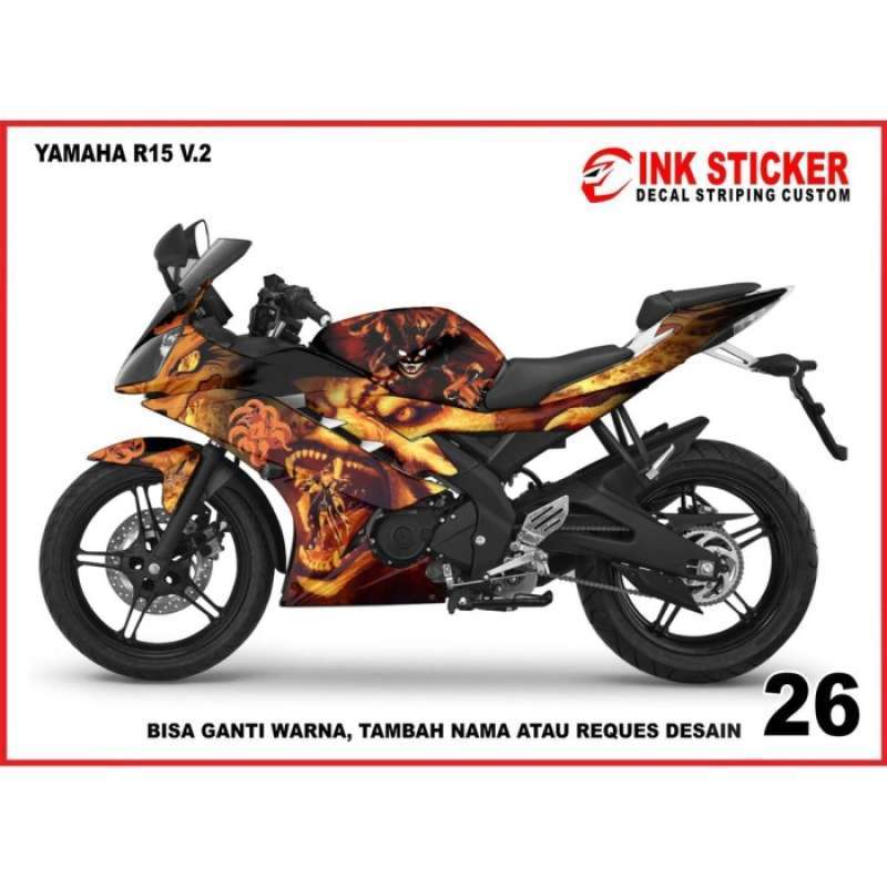 Promo Decal Stiker Motor Yamaha R15 V2 Full Body Modifikasi 26 ...