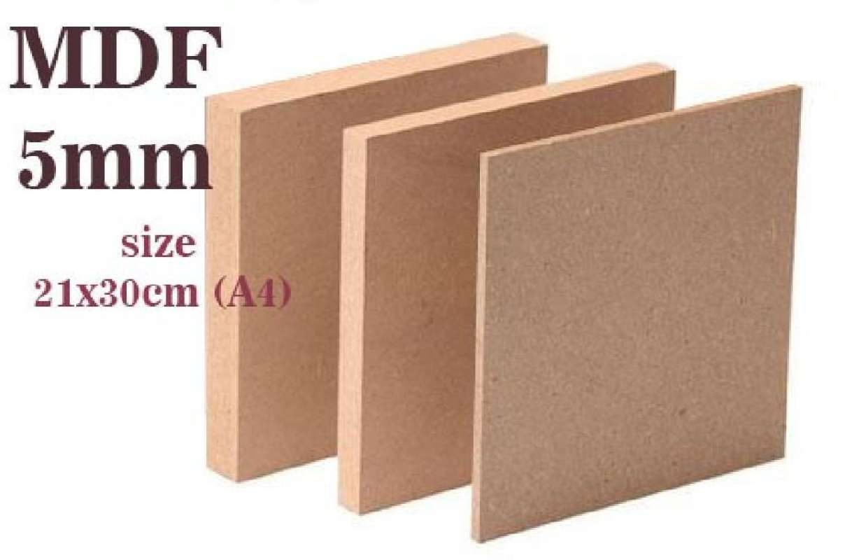 Jual Papan MDF 5mm ukuran 21x30 (A4) cm di Seller SJA - Medokan Ayu ...