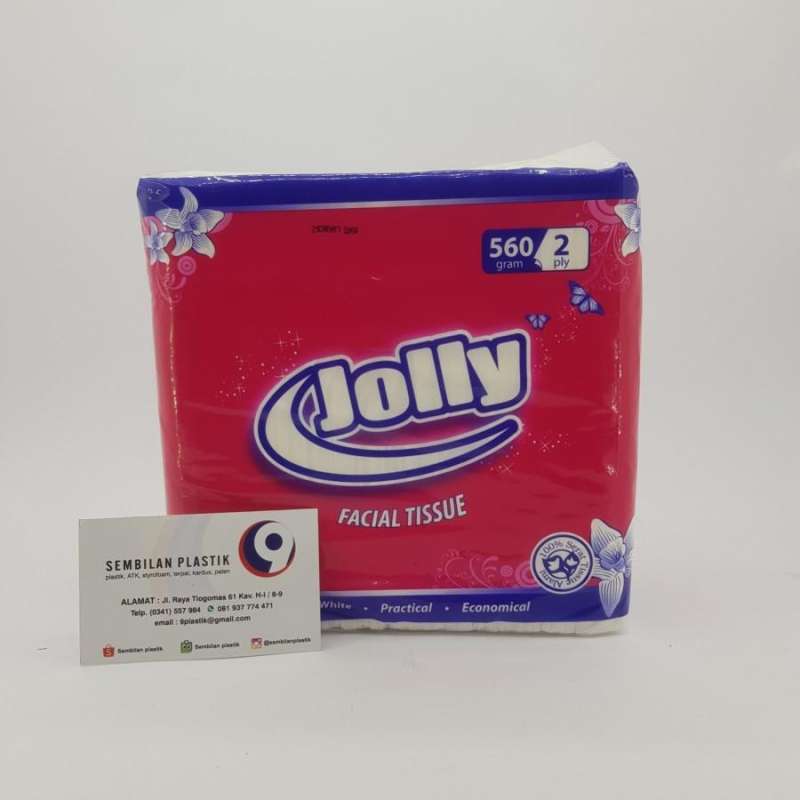 Jual Tissue Jolly facial 560 gr 2 ply Tissue Lembaran berkualitas di ...