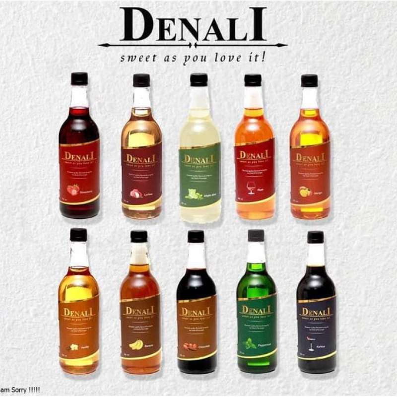 Jual DENALI SYRUP ALL VARIAN 3 PCS di Seller Sahabat Horeca Jakbar ...