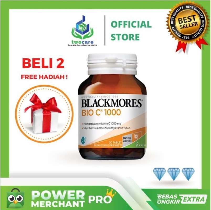 Jual blackmores bio c 1000mg 30 tablet vit c vitamin C BPOM - 1 pcs di ...