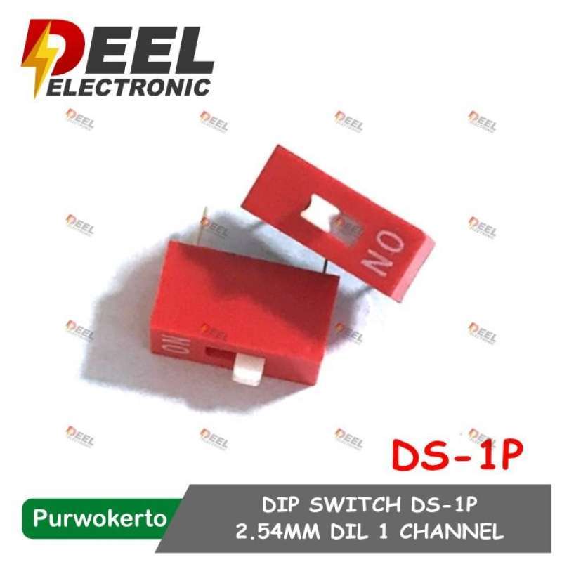 Jual DIP SWITCH 1P SAKLAR SLIDE DIP DS-1 CHANNEL 2.54MM PITCH ...