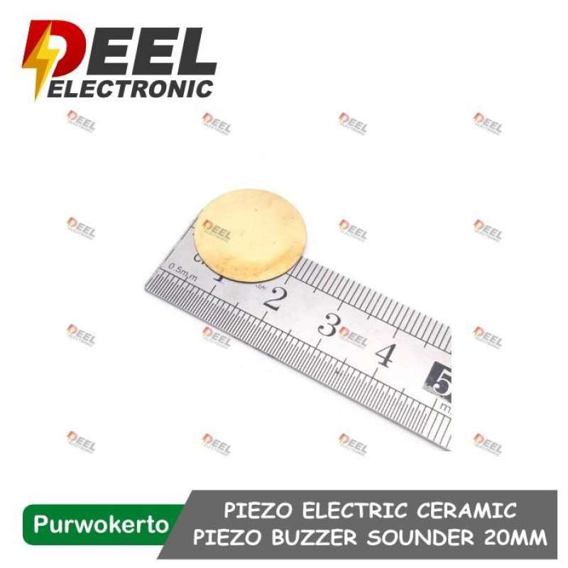 Jual Piezo Buzzer Sounder 20mm Piezo Electric Ceramic Sound Disc Di Seller Deel Electronic ...