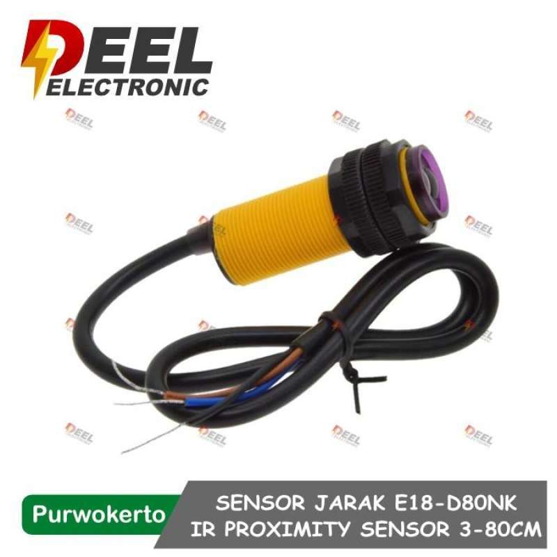 Jual SENSOR JARAK E18-D80NK ADJUSTABLE INFRARED PROXIMITY SENSOR 3-80CM ... Jual SENSOR JARAK E18-D80NK ADJUSTABLE INFRARED PROXIMITY SENSOR 3-80CM ...