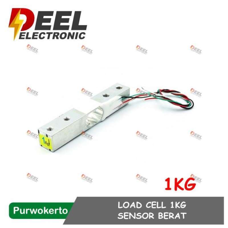 Jual SENSOR TIMBANGAN 1KG LOAD CELL WEIGHT SENSOR LOADCELL STRAIN GAUGE ...