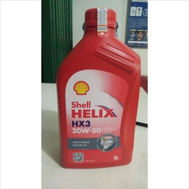Jual Oli Mesin Mobil Shell Helix Hx3 20w-50 1 Liter Galon Original ...