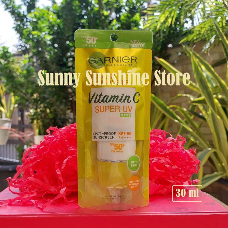 Jual GARNIER Super UV Sunscreen SPF 50+ Matte Finish - Sunblock 30ml di ...