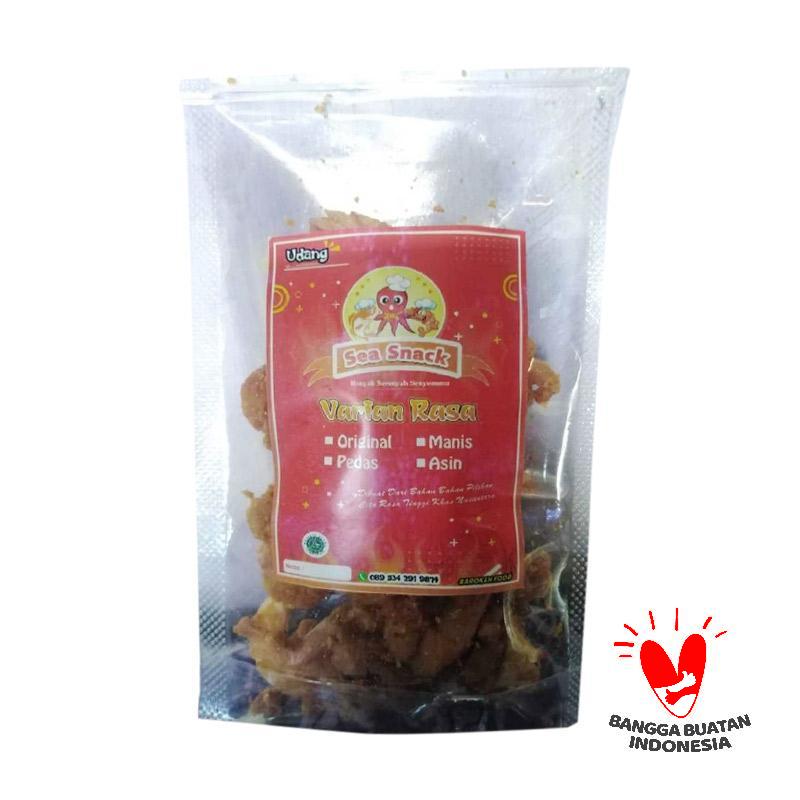 Jual Sea Snack Udang Goyang Rasa Original Makanan Ringan Olahan Laut ...