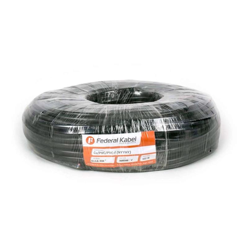 Promo Federal Kabel NYYHY [6x1.5 sqmm/ 1 m] Diskon 18% di Seller Mr ...