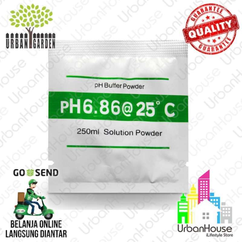 Promo ORIGINAL pH meter Buffer Powder 6.86 untuk kalibrasi PH METER ...