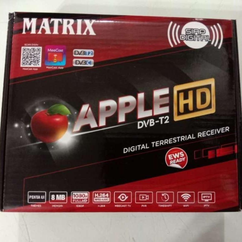 Promo SET TOP BOX RECEIVER TV TELEVISI DIGITAL DVB-T2 MATRIX APPLE ...