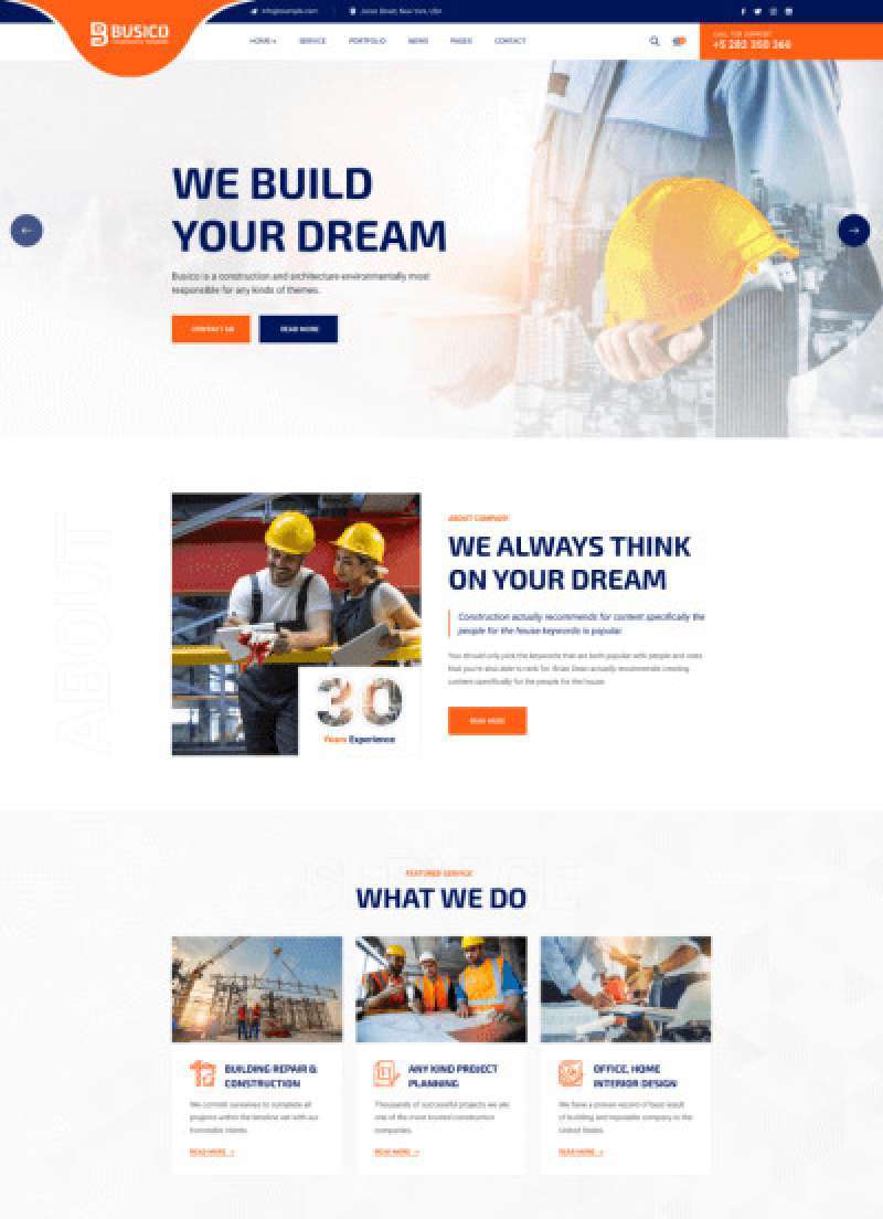 Jual Busico - Premium Bootstrap Multipurpose Html Template Di Seller ...
