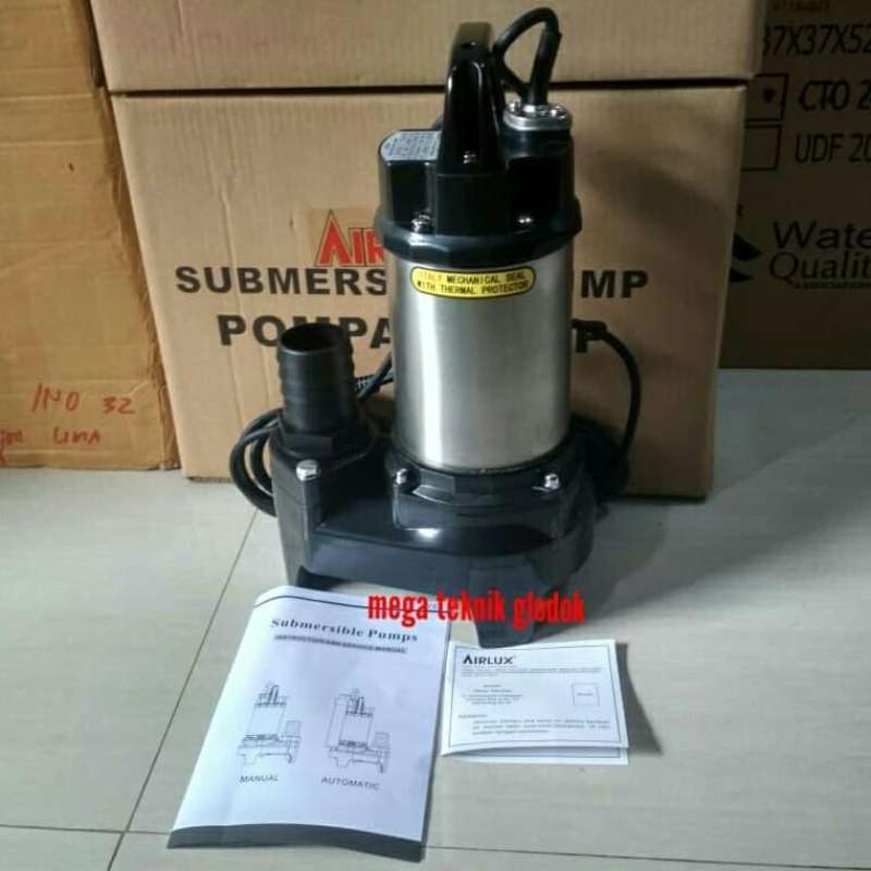 Jual Pompa Kolam 150Wat Airlux UP200 Submersible Pump di Seller Mega ...
