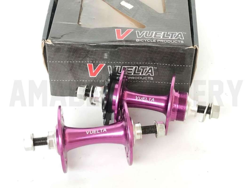 Jual Hub Freehub Fixie 32 Hole Vuelta Ungu Bearing Flip Flop Cog Lock ...