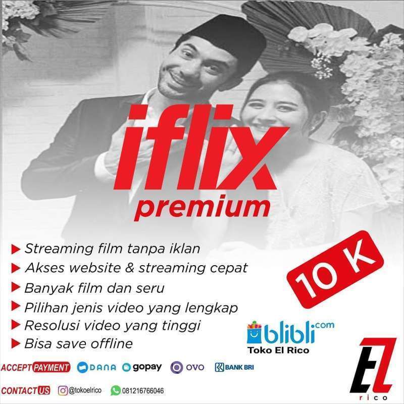 Promo IFLIX PREMIUM 1 BULAN Diskon 74% di Seller ZAPP - Tomang, Kota Jakarta Barat | Blibli