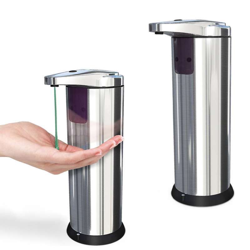 Jual Dispenser Tempat Sabun Cuci Tangan Otomatis Sensor Soap Stainless ...