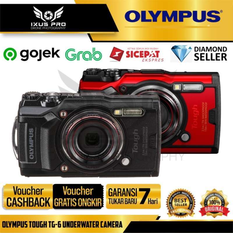 Jual Olympus Tough TG-6 / TG6 Underwater Camera - BLACK di Seller ...