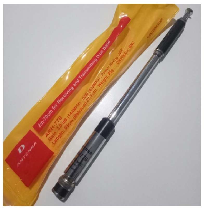 Jual D Antenna ARH-770 Antena HT Dualband BNC Male Icom IC-V80 IC-V8 IC-U80-Alinco DJ-195-DJ-196 ...