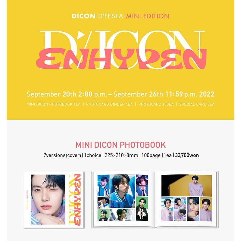 Jual ENHYPEN - Dicon D'Festa Mini Edition di Seller sundayaugust ...