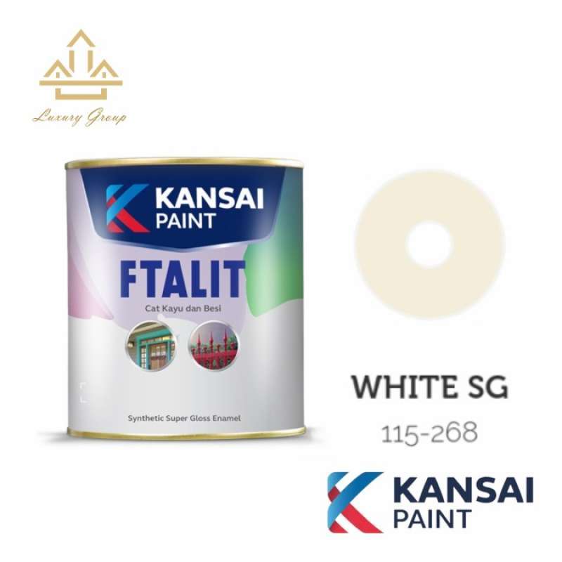 Promo Kansai Ftalit Semi Gloss White SG 115-268 Cat Kayu dan Besi 20 Kg ...