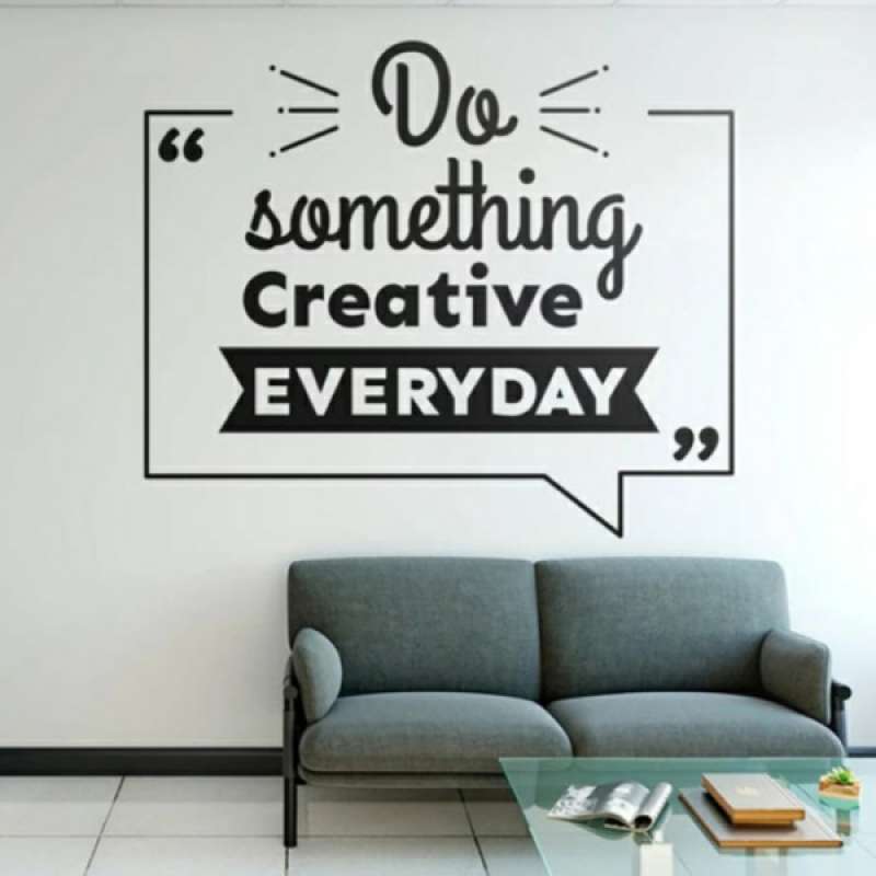 Promo Sticker Creative Everyday Wall Stiker Kaca Dinding Kantor Rumah ...