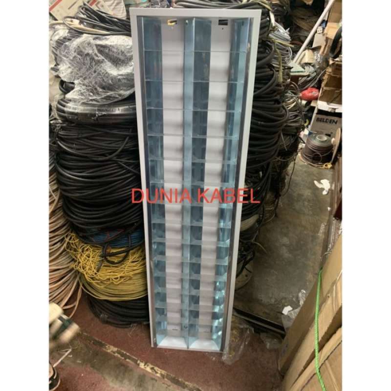 Jual Murah Set Kap Lampu neon LED RM 2x36 2 x 36 watt panjang 120CM ...